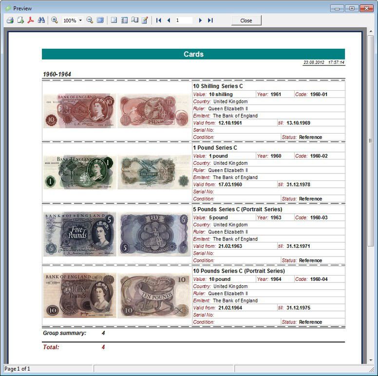 WORLD OF BANKNOTES FOR WINDOWS - Download program | Hobbykeeper.com